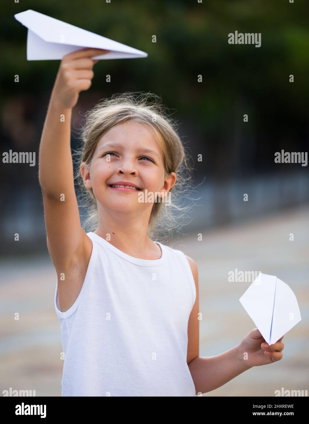 girl paper toy Stock Photo - Alamy