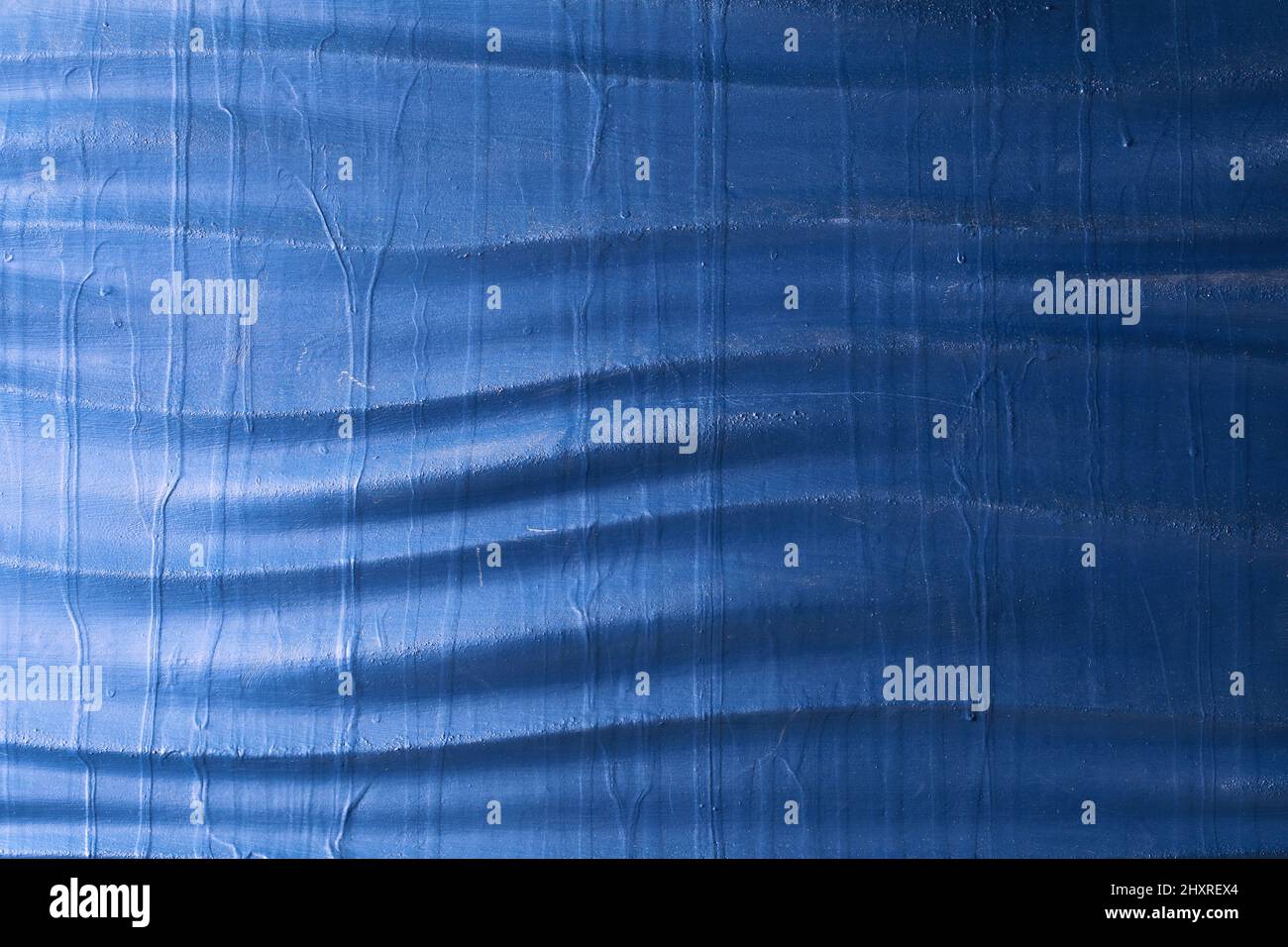 Abstract background: blue wavy texture. Decorative wall decoration ...