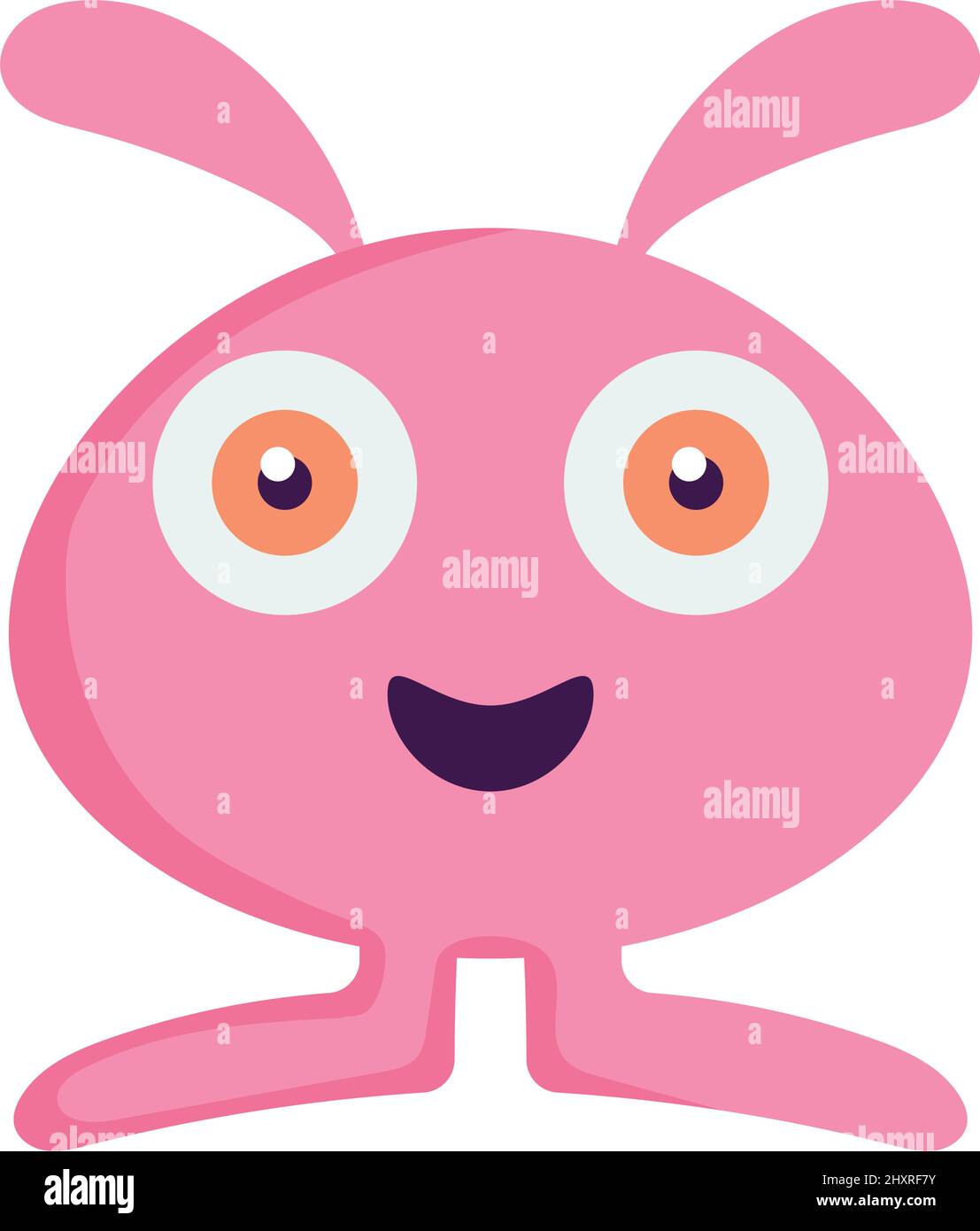 pink monster icon Stock Vector Image & Art - Alamy