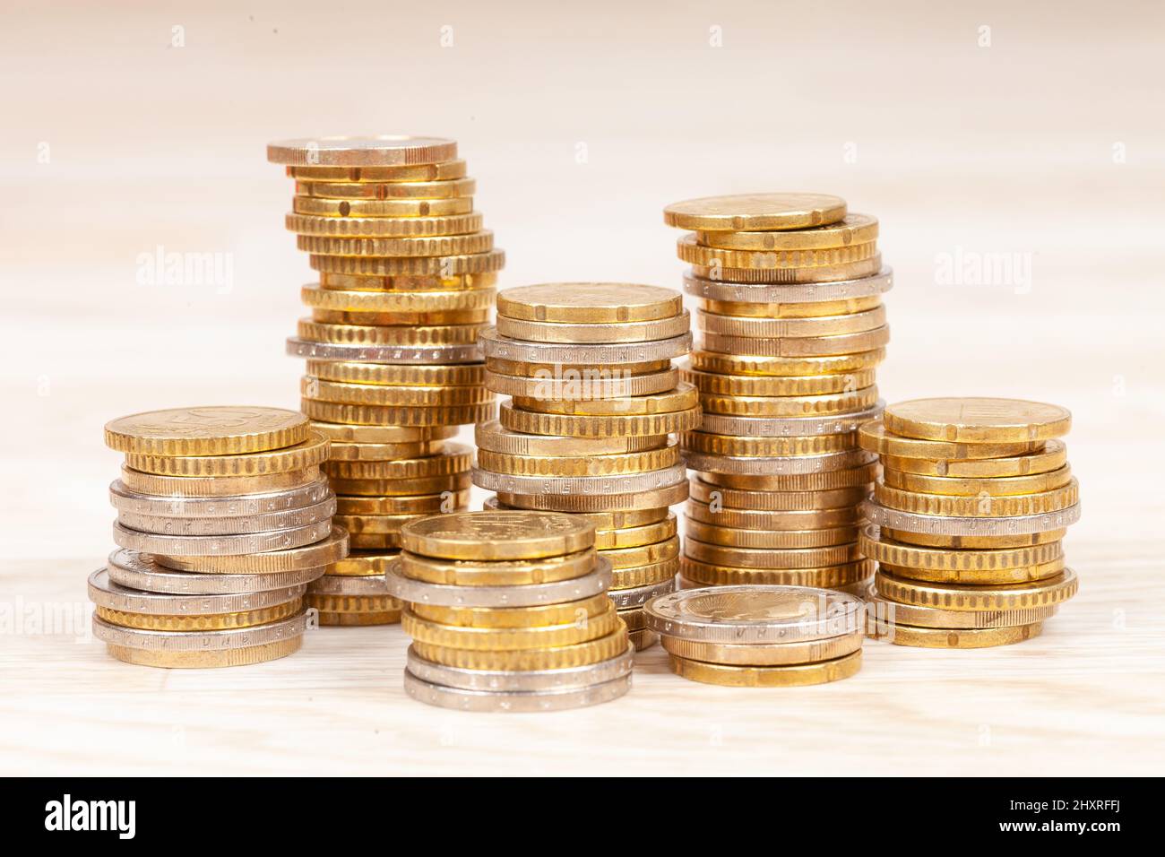 Calculate coins hi-res stock photography and images - Alamy