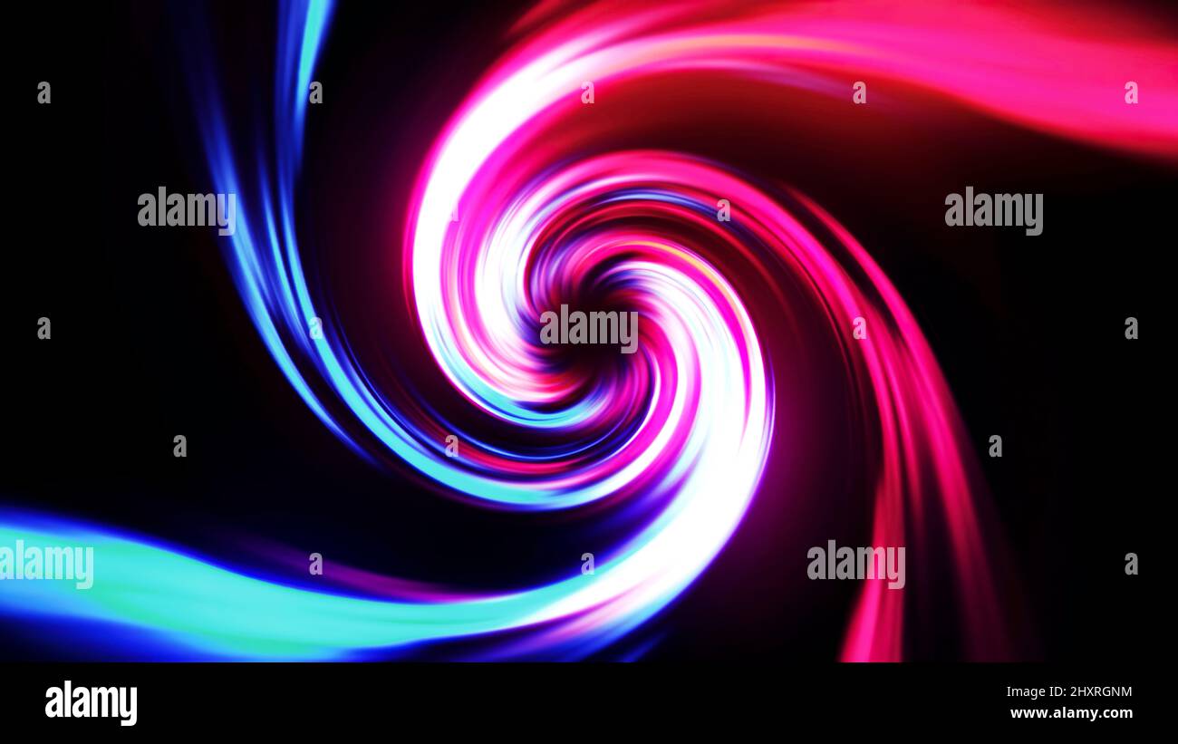 Gradient of rainbow colors are cyclically shifting, seamless loop ...