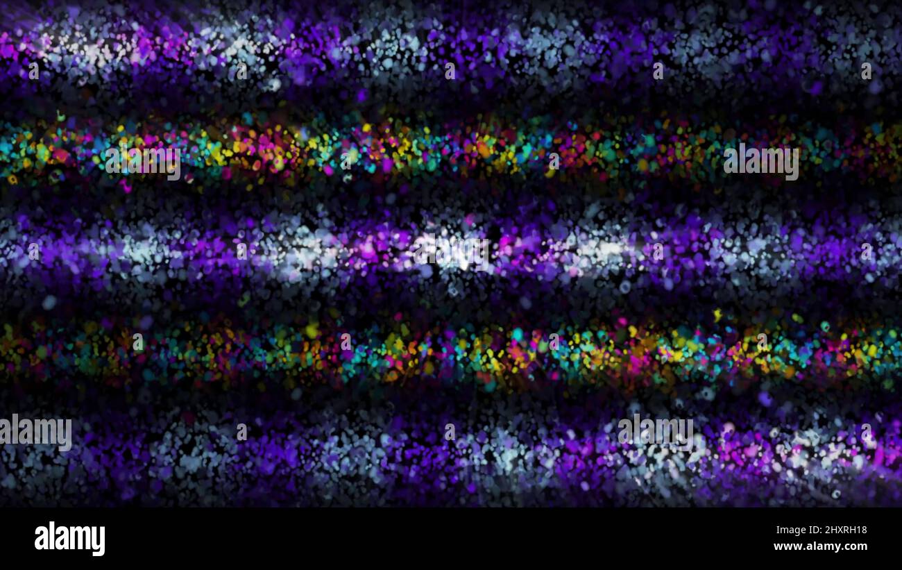 Multicolored stripes with pixels and interference. Motion. Striped ...