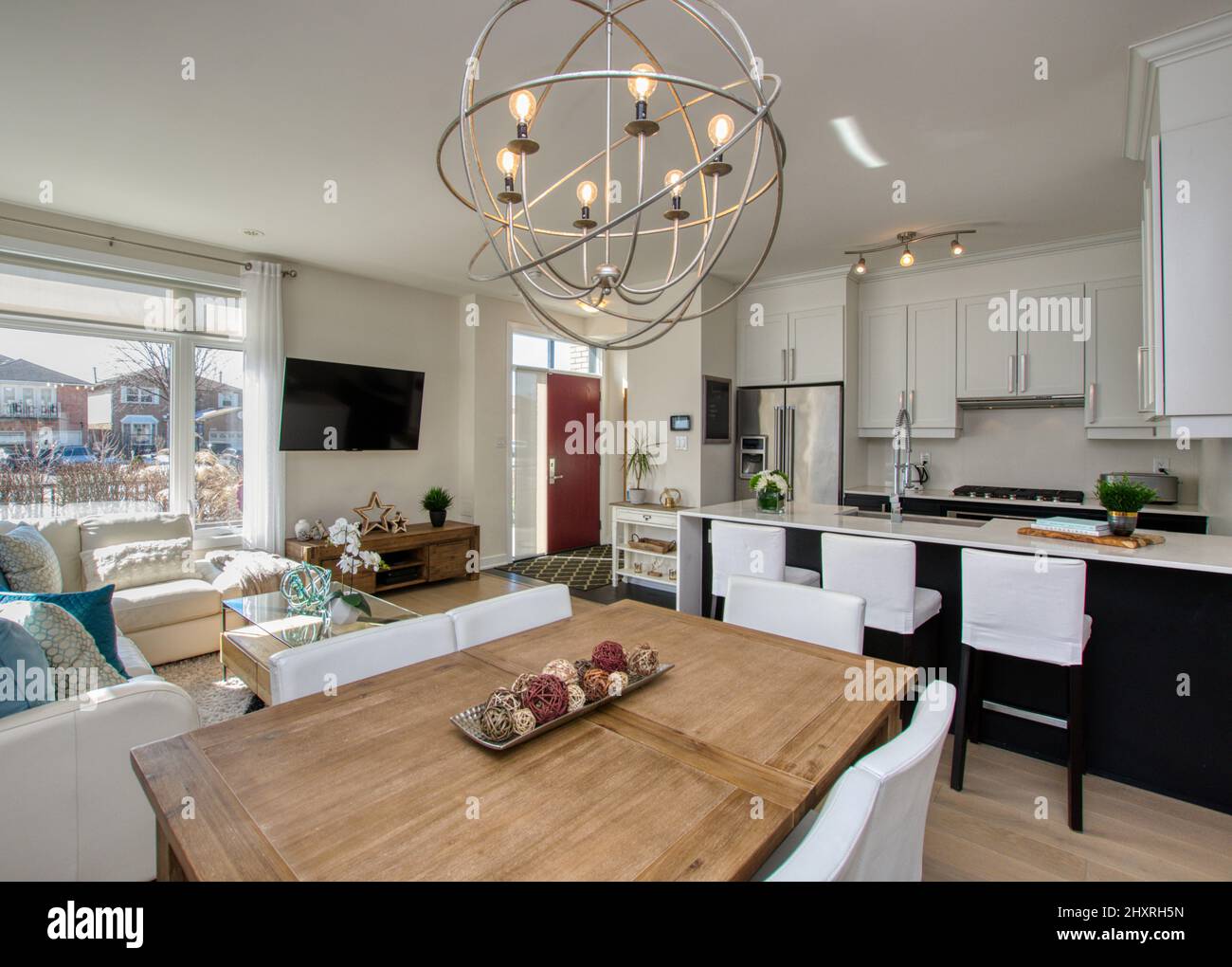 Closeup of a modern living room interior Stock Photo - Alamy