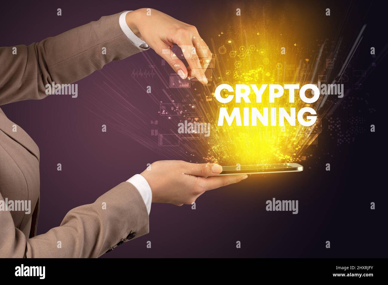 Close up touchscreen mining hi-res stock photography and images - Alamy