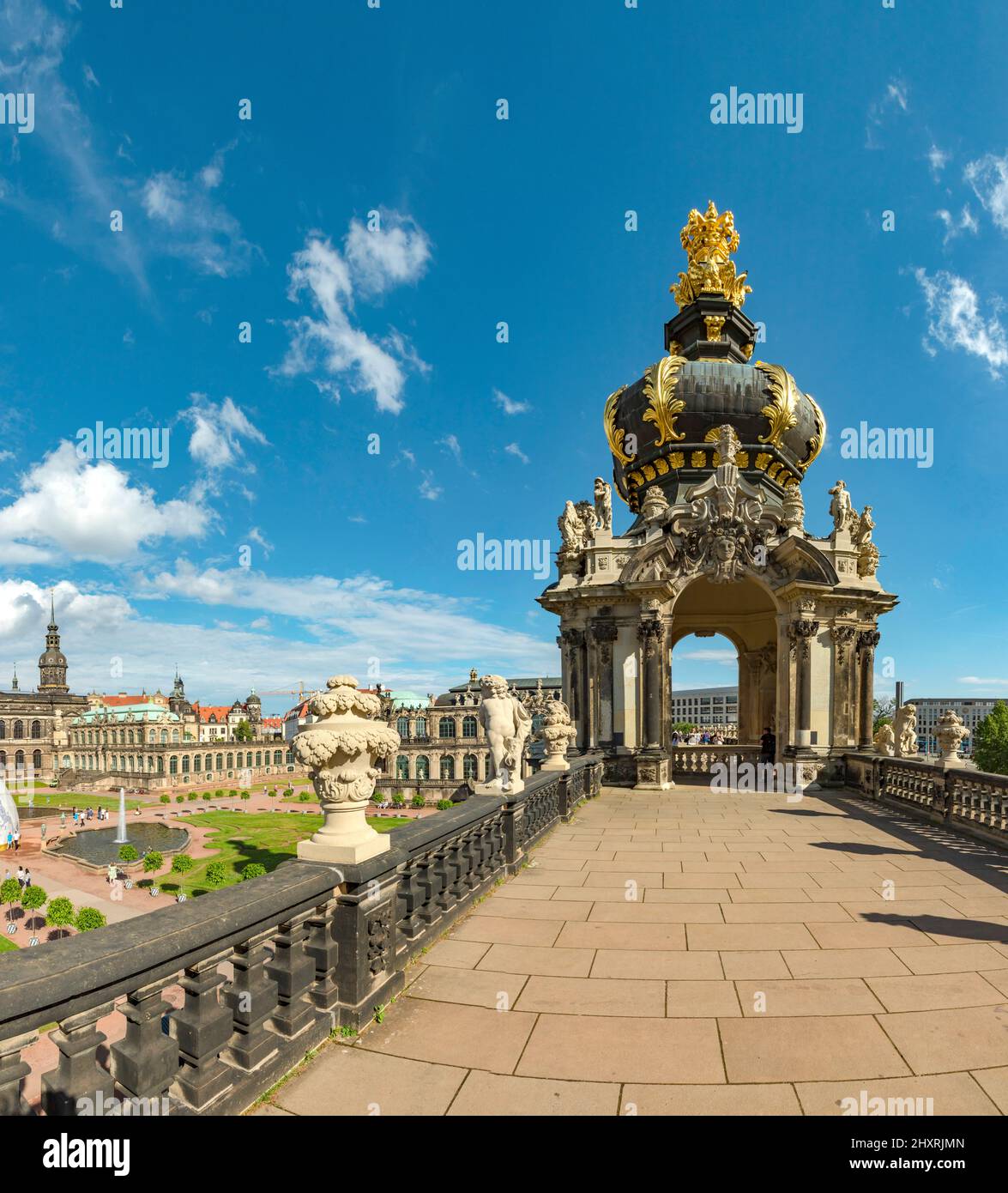 Zwinger, Kronentor, Dresden, , Germany *** Local Caption *** castle ...