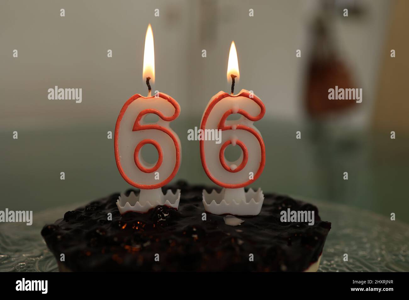 66 birthday cake hi-res stock photography and images - Alamy