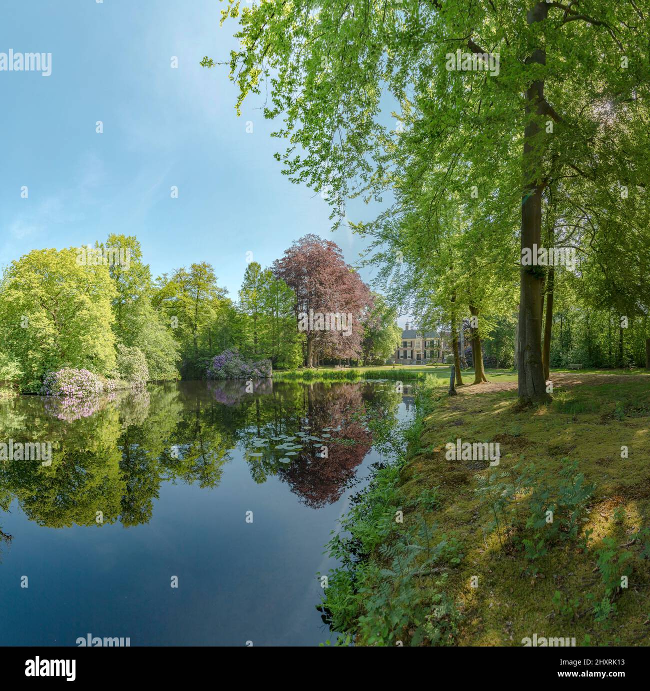 Groeneveld castle and estate, Baarn, Utrecht, Netherlands *** Local ...