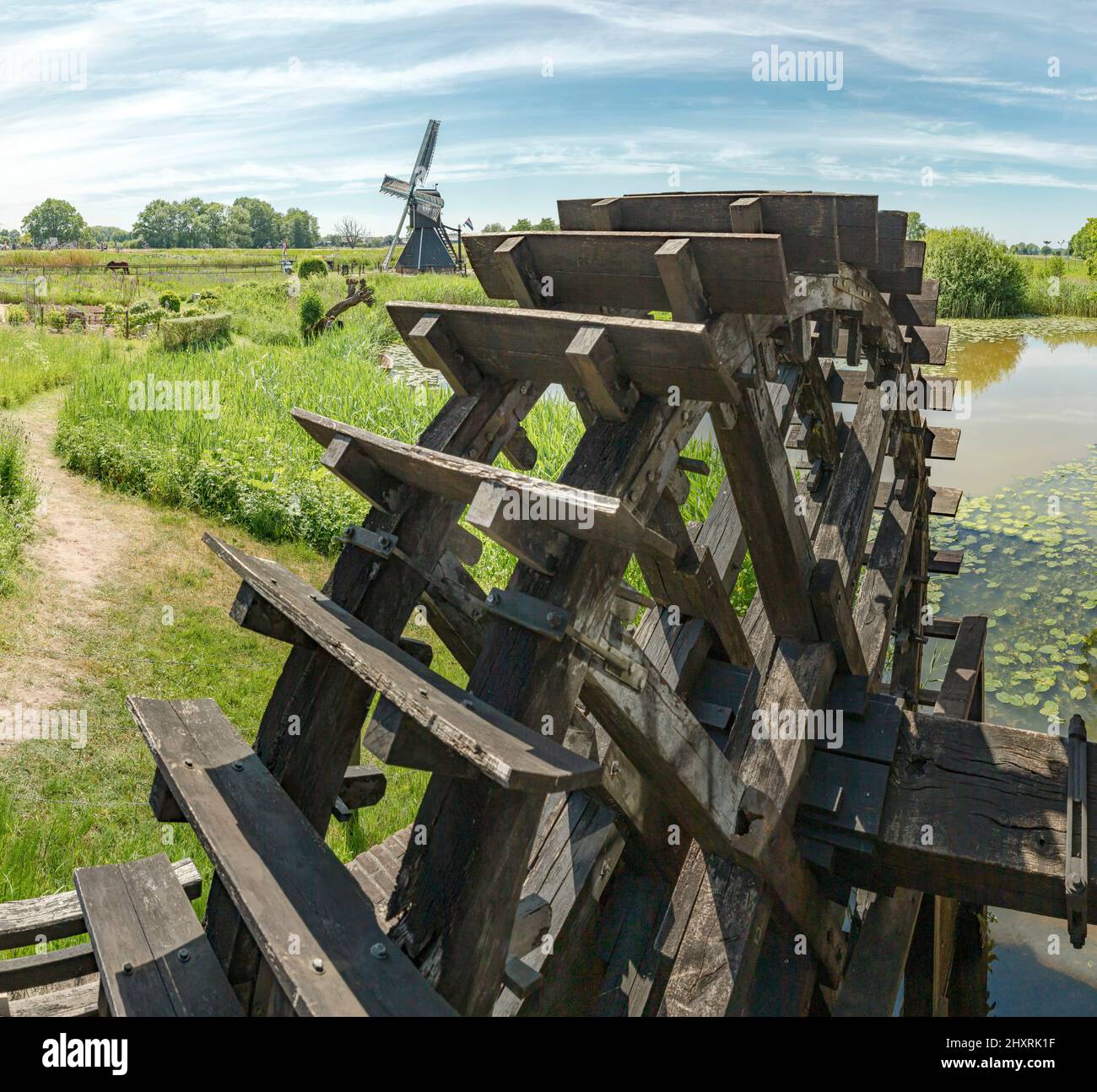 The Keppel waterwheel mill, Laag-Keppel, Gelderland, Netherlands ...