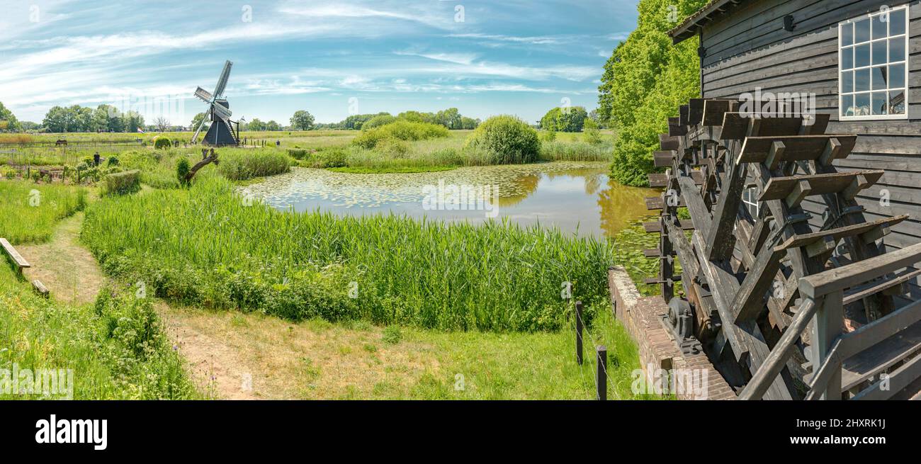 The Keppel waterwheel mill, Laag-Keppel, Gelderland, Netherlands ...
