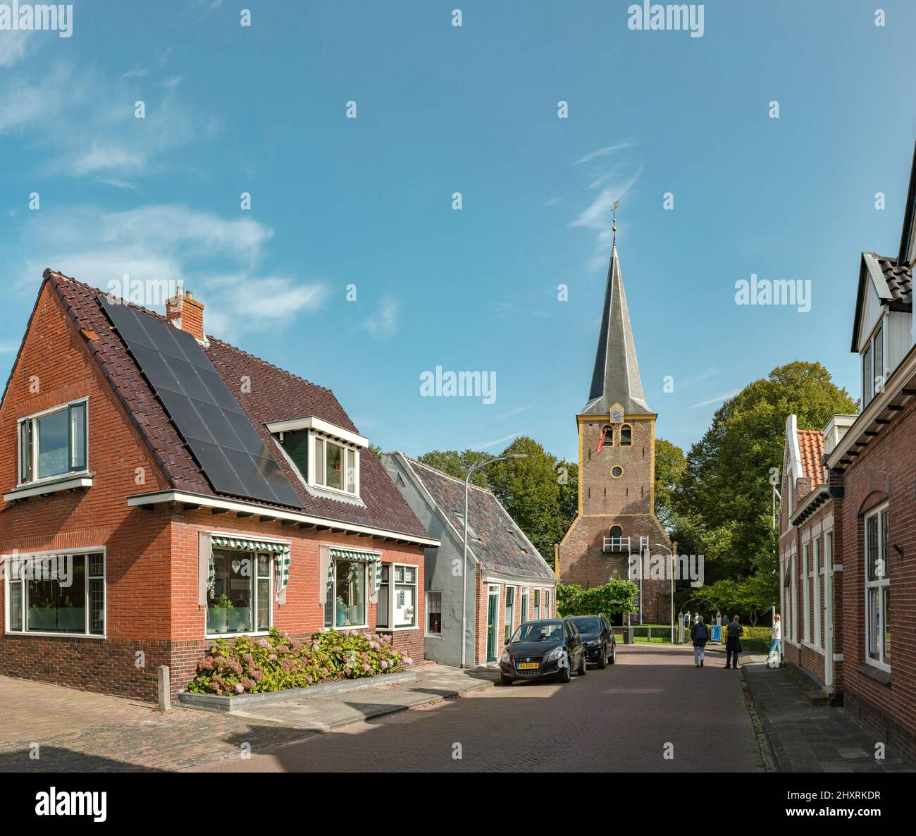 Church street, Winsum, Groningen, Netherlands *** Local Caption ...