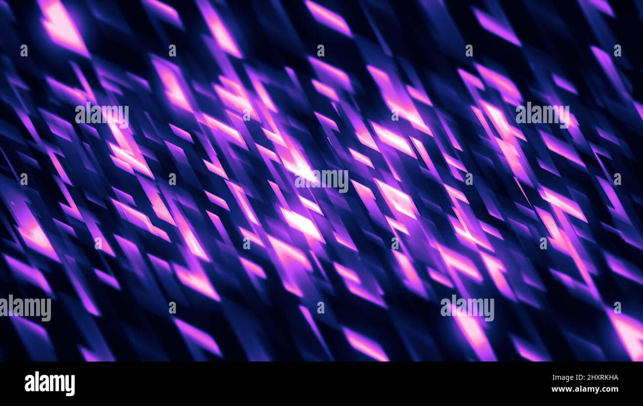 Beautiful glass shapes with beautiful shining lights, seamless loop ...