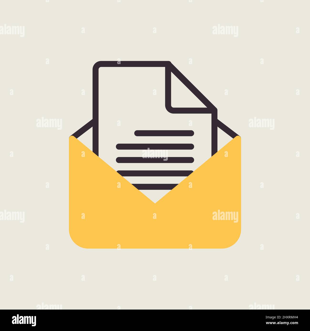 Message outline isolated icon. Office sign. Graph symbol for your web ...