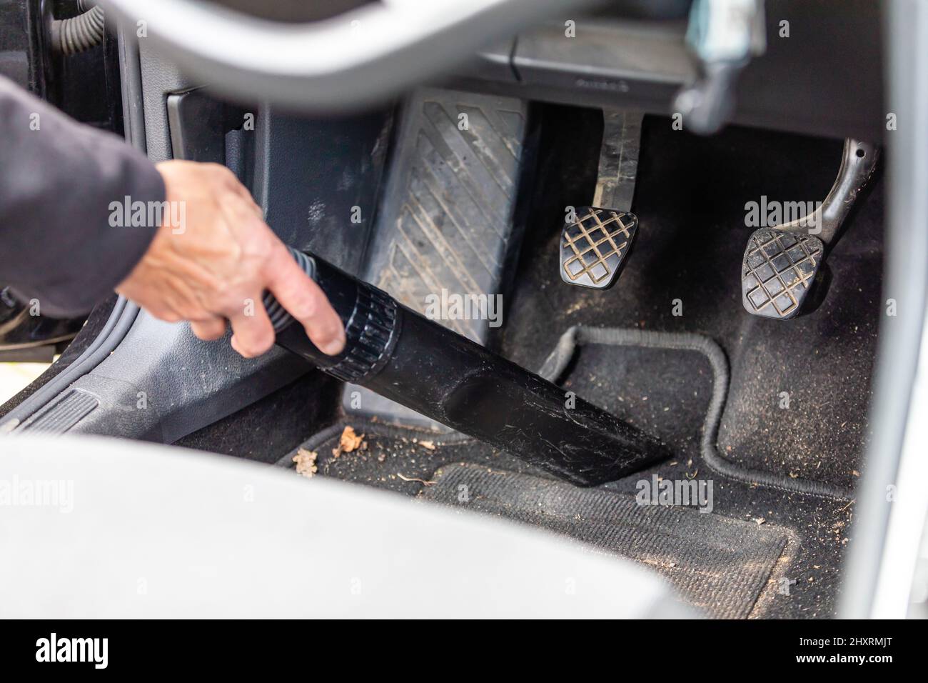 car cleaning with a sucker Stock Photo - Alamy