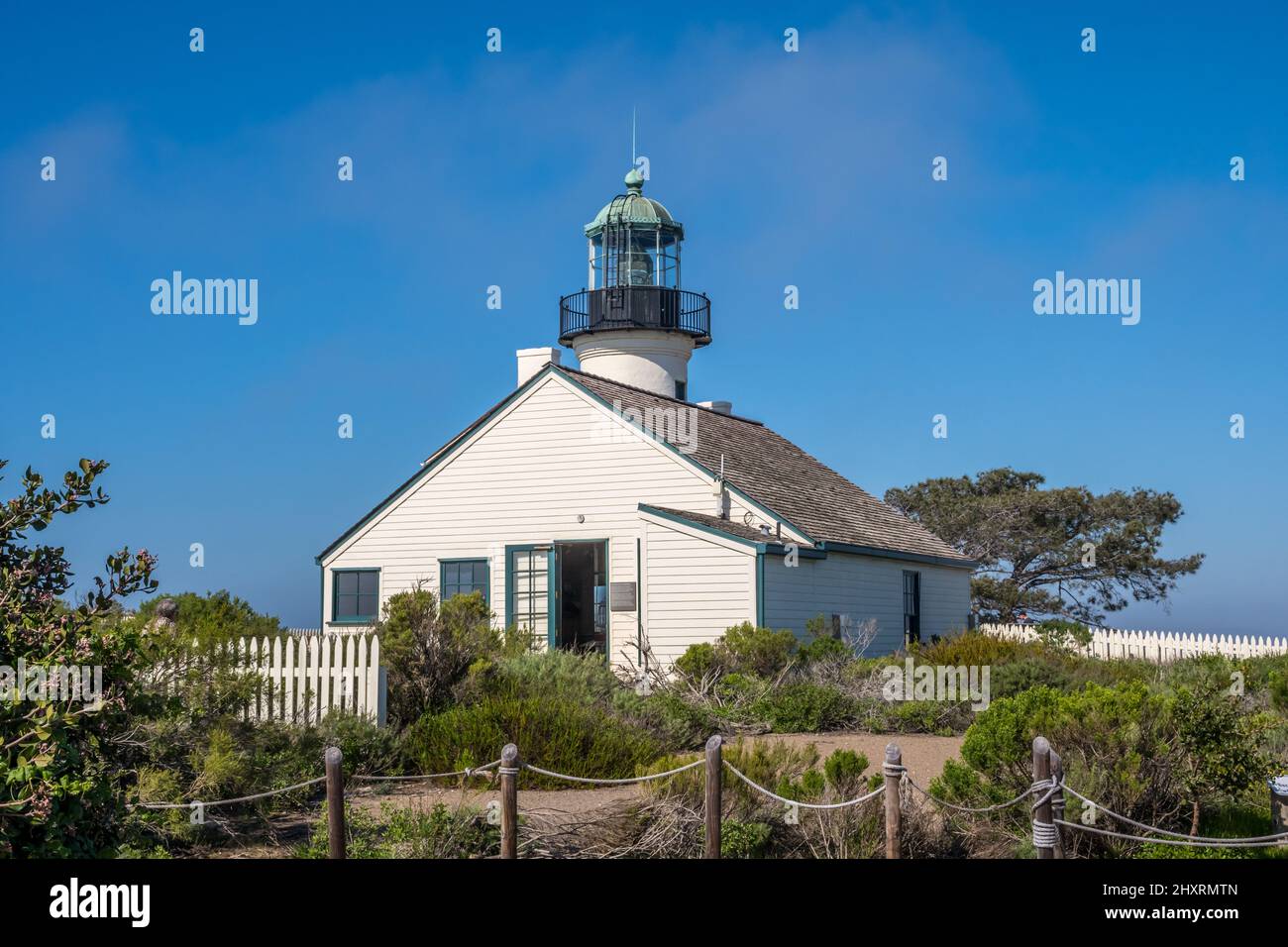 The Old Point Loma Lighthouse in San Diego, California Stock Photo - Alamy