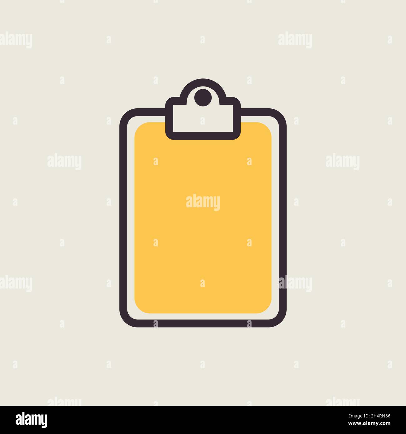 Clipboard outline isolated icon. Workspace sign. Graph symbol for your ...