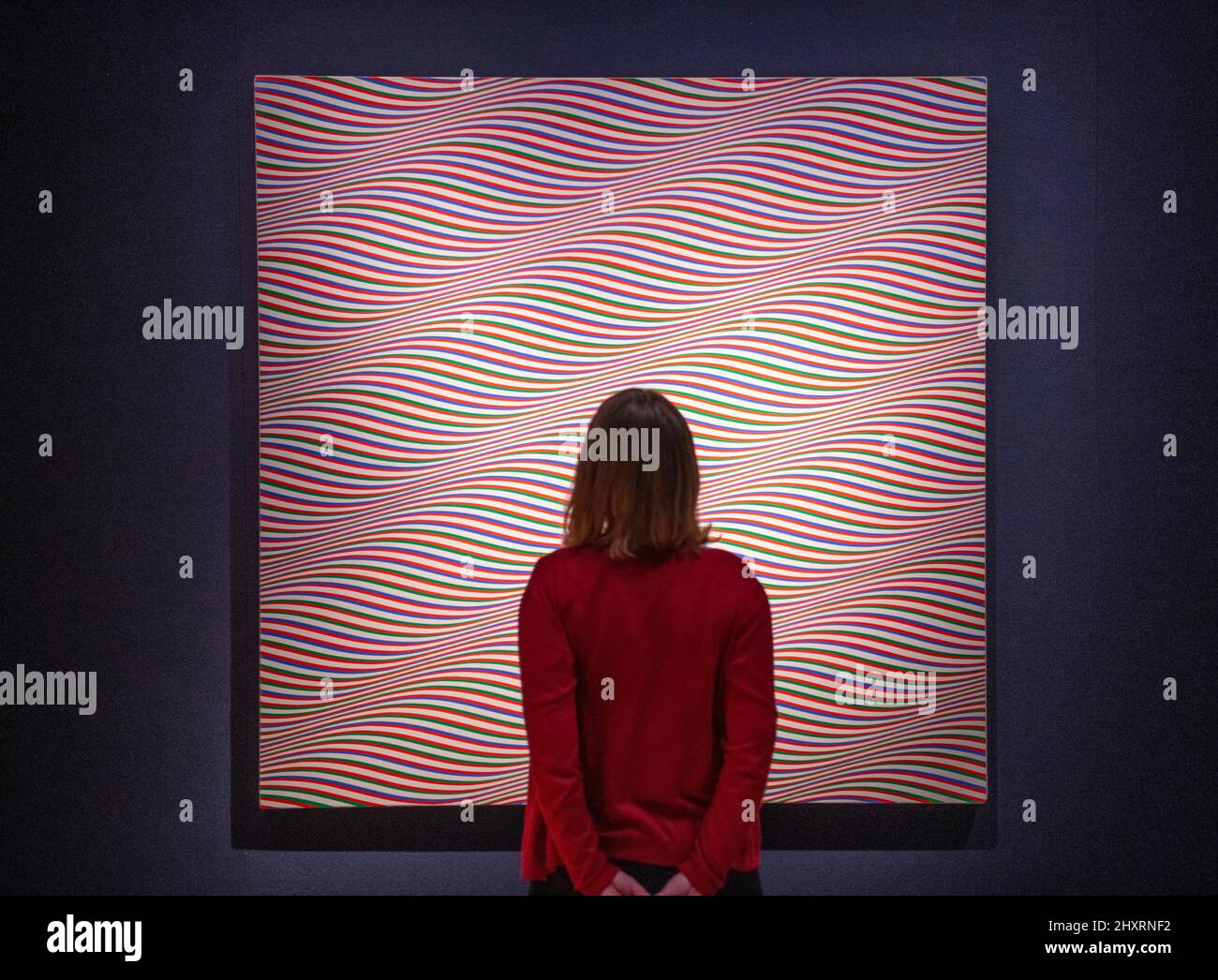 Bridget riley op art painting hi-res stock photography and images - Alamy