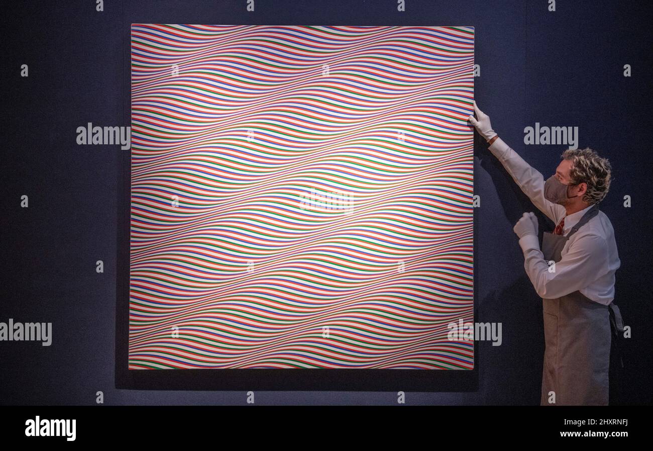 Bridget riley op art painting hi-res stock photography and images - Alamy