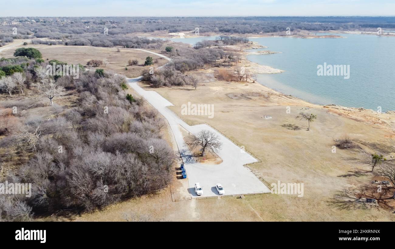 Aerial view picnic area road hi-res stock photography and images - Alamy