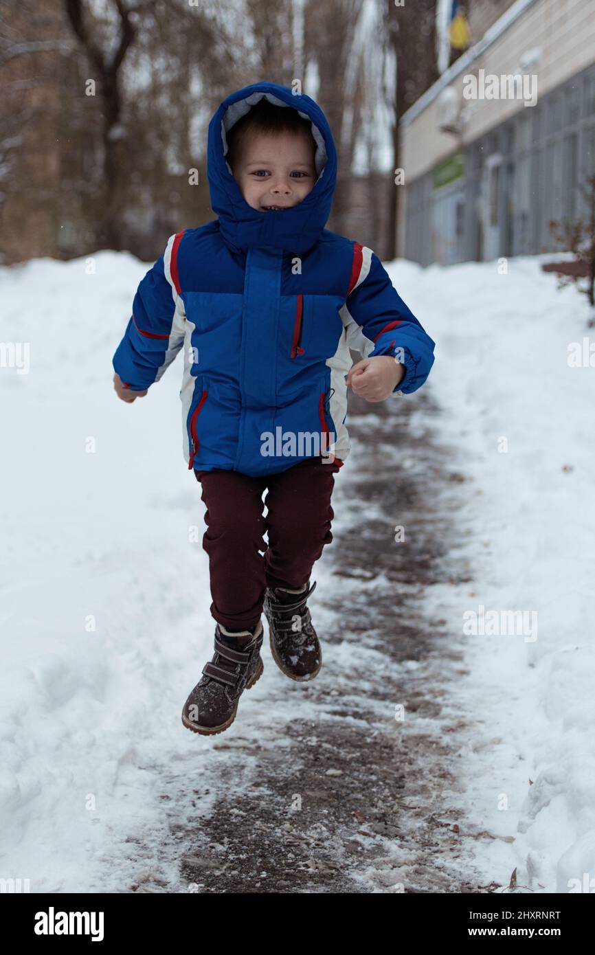 Blue Winter Boy Coats