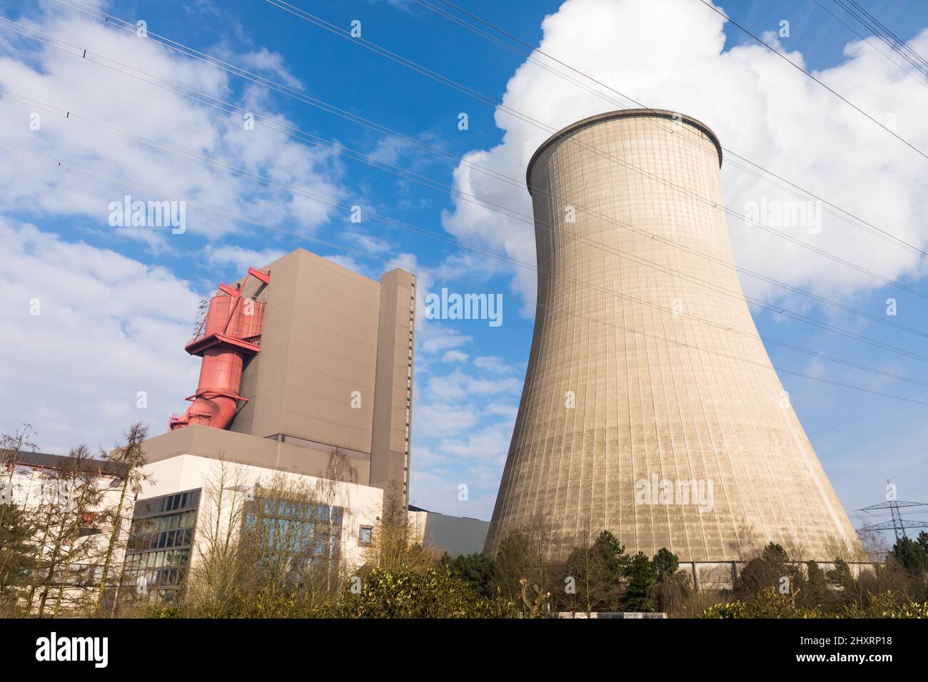 building of mine with cool tower Stock Photo - Alamy