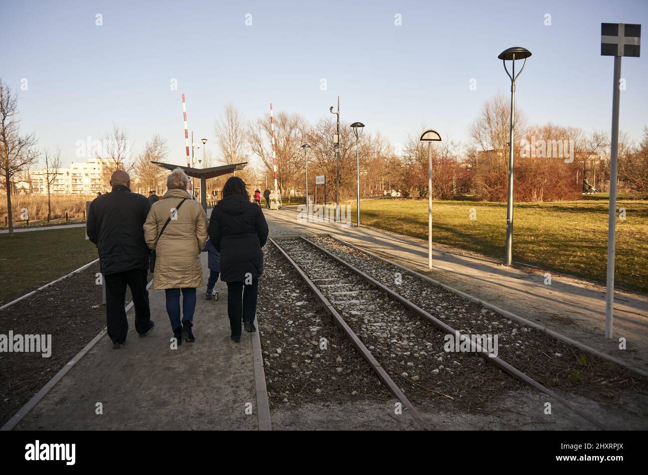 Walking next to train track hi-res stock photography and images - Alamy