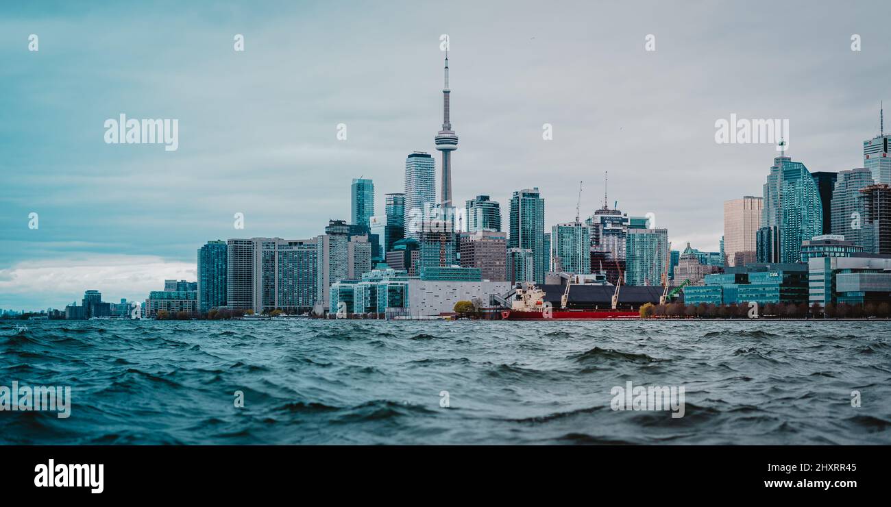 Polson Pier Skyline View of in Toronto, Canada Stock Photo - Alamy