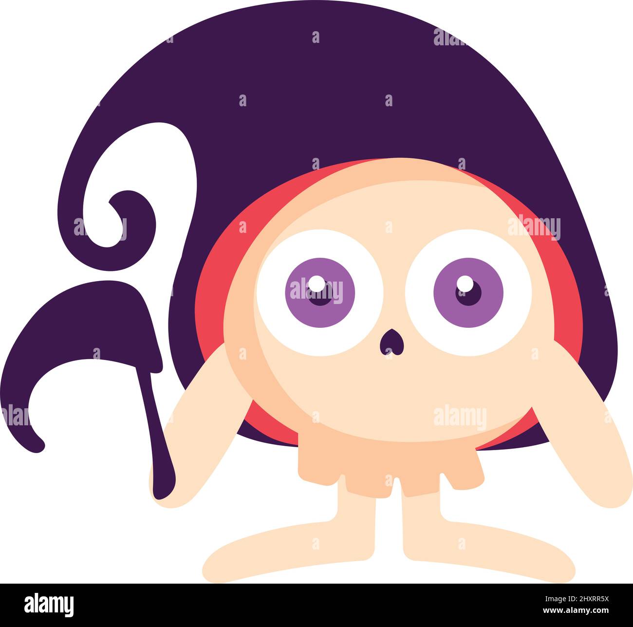 cute death monster Stock Vector Image & Art - Alamy