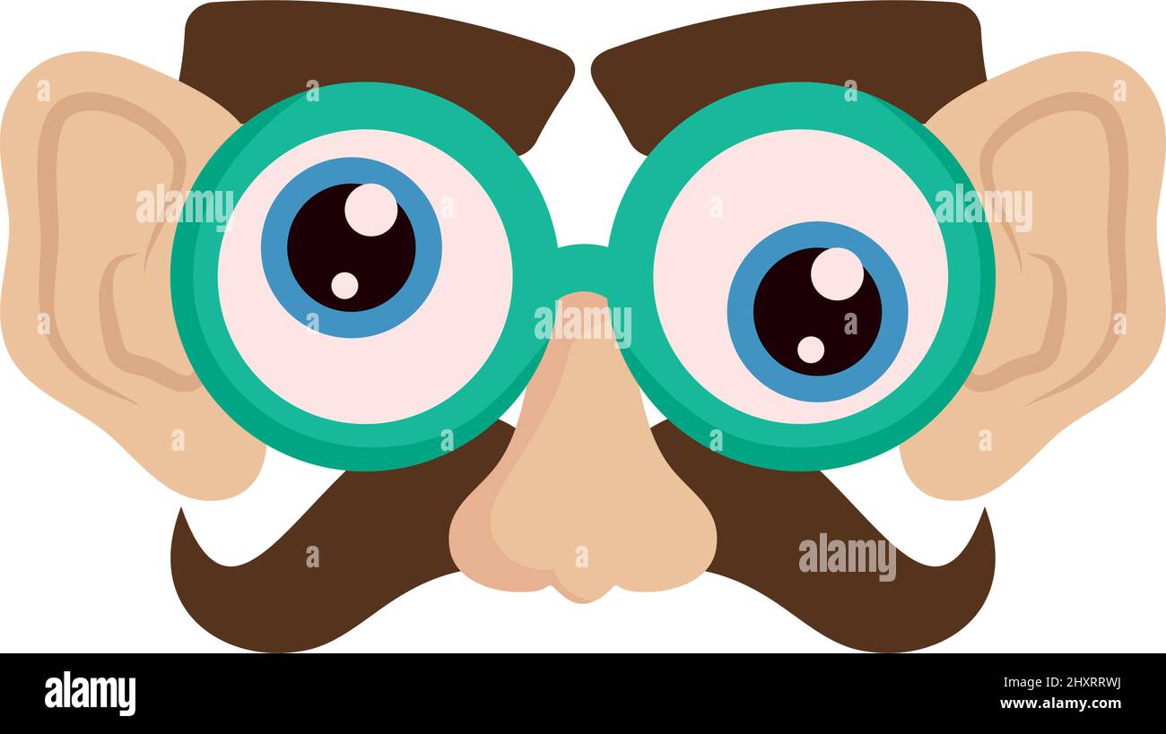 cartoon disguise mask Stock Vector Image & Art - Alamy