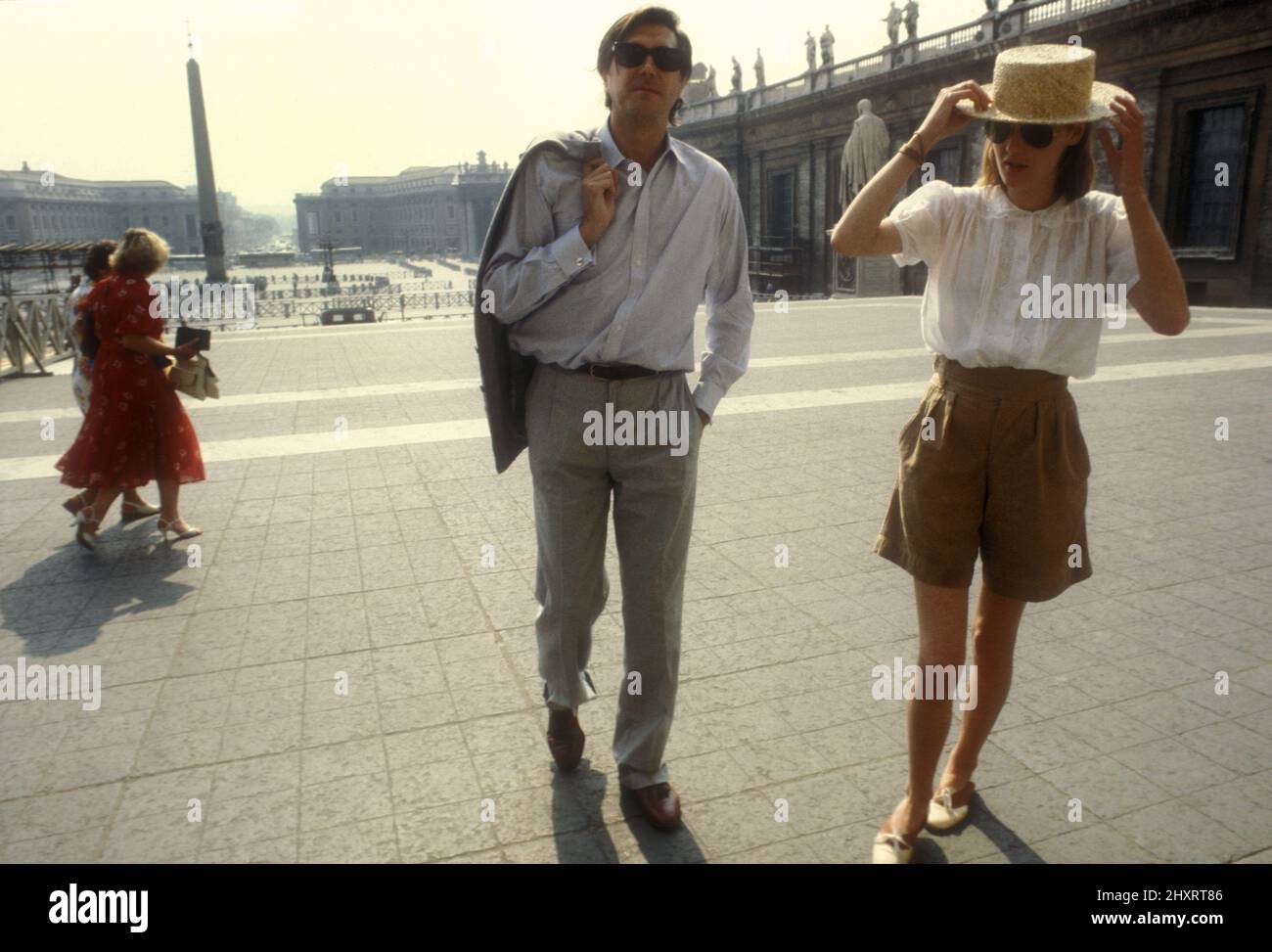 Bryan and Lucy Ferry in Rome 1982 Stock Photo - Alamy