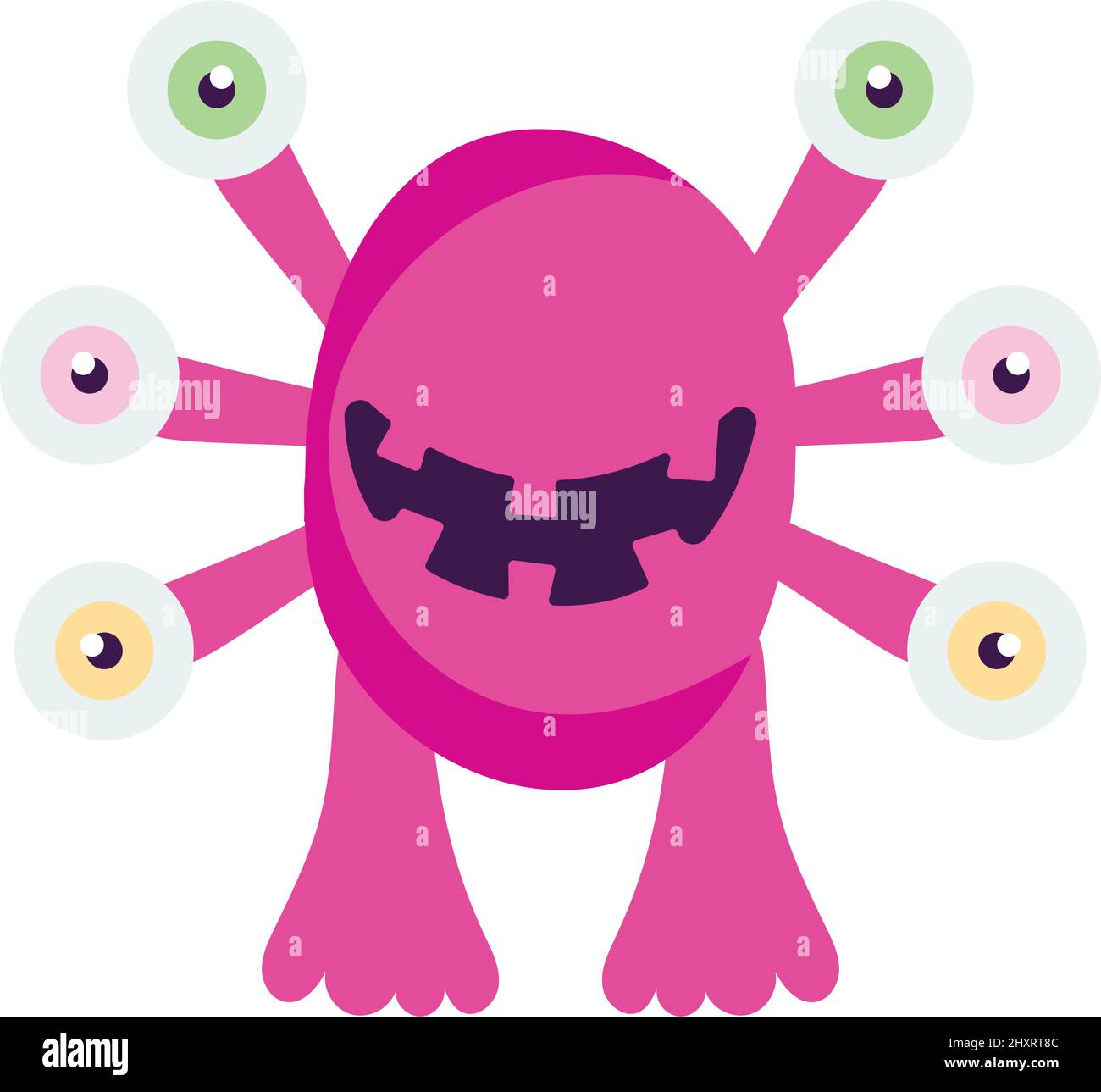 cartoon eyes monster Stock Vector Image & Art - Alamy