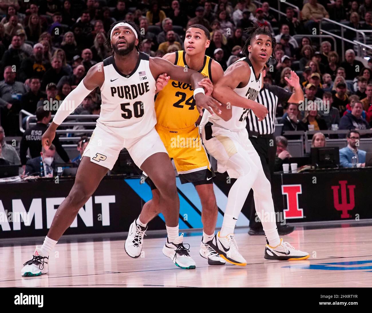 Indianapolis, Indiana, USA. 13th Mar, 2022. Purdue Boilermakers forward ...
