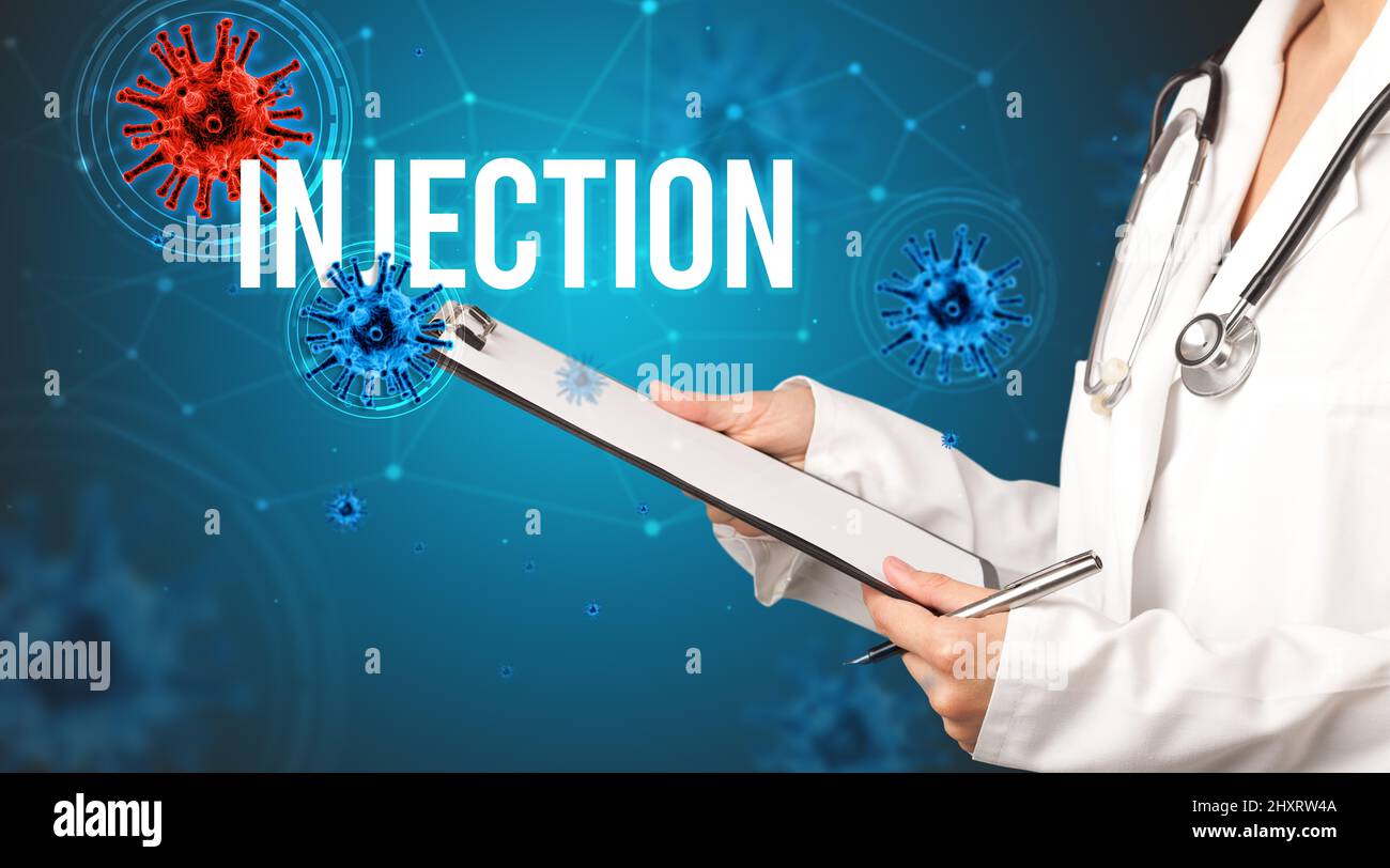 doctor prescribes a prescription concept Stock Photo - Alamy