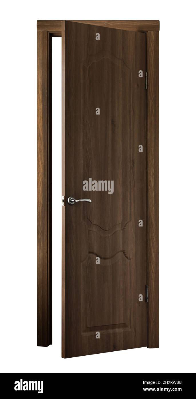 Closed ajar open wooden Cut Out Stock Images & Pictures - Alamy