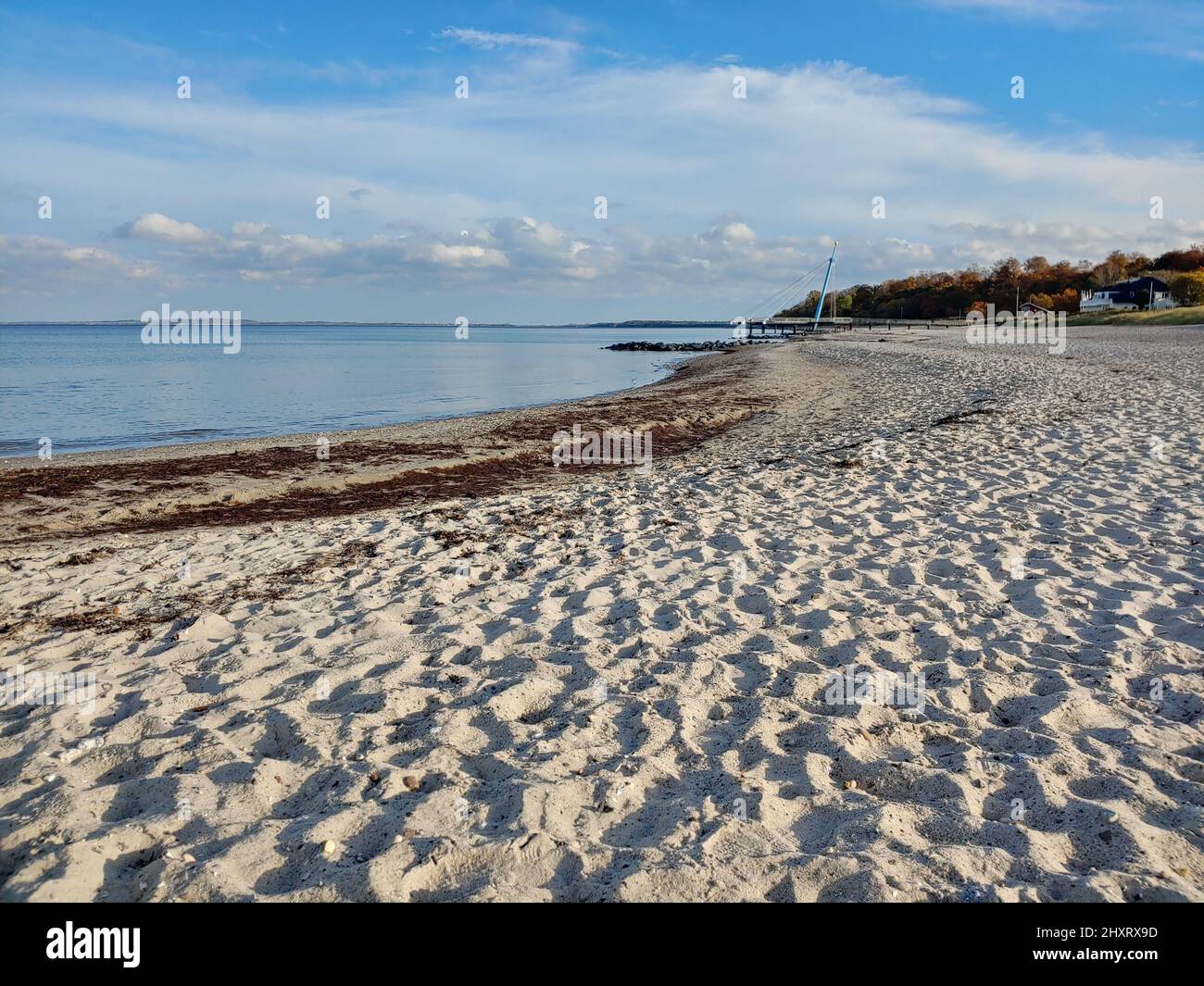 Beautiful view of a sandy beach Stock Photo - Alamy
