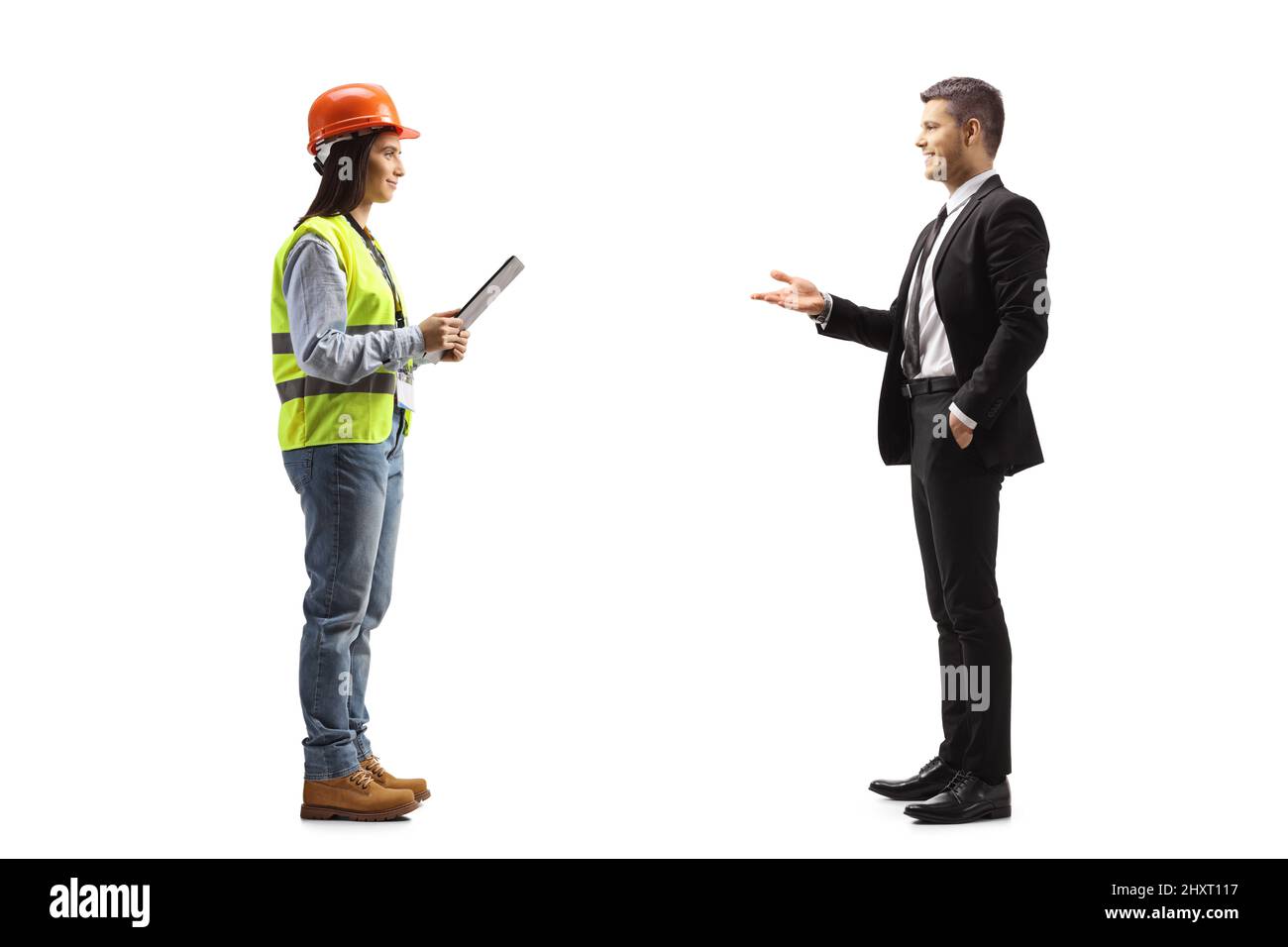 Engineer and businessman hi-res stock photography and images - Alamy