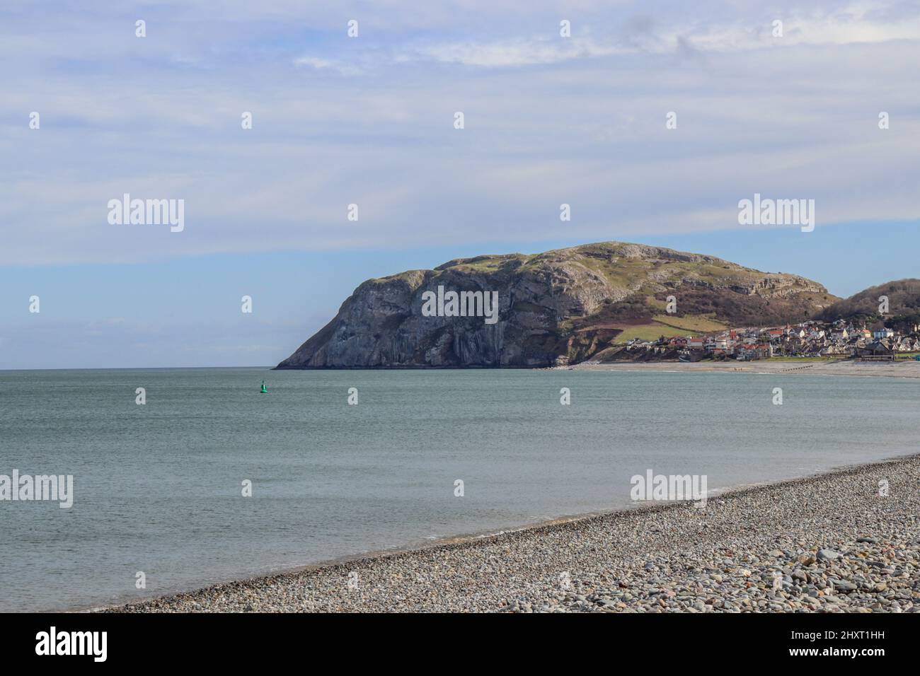 View of the Little Orme at Llandudno Stock Photo - Alamy