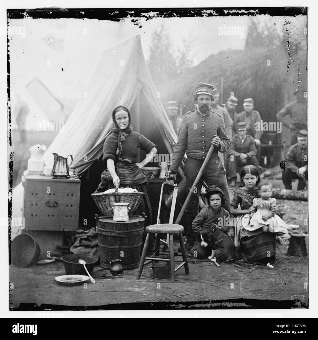 Vintage photo from the American Civil War 1860s Stock Photo - Alamy
