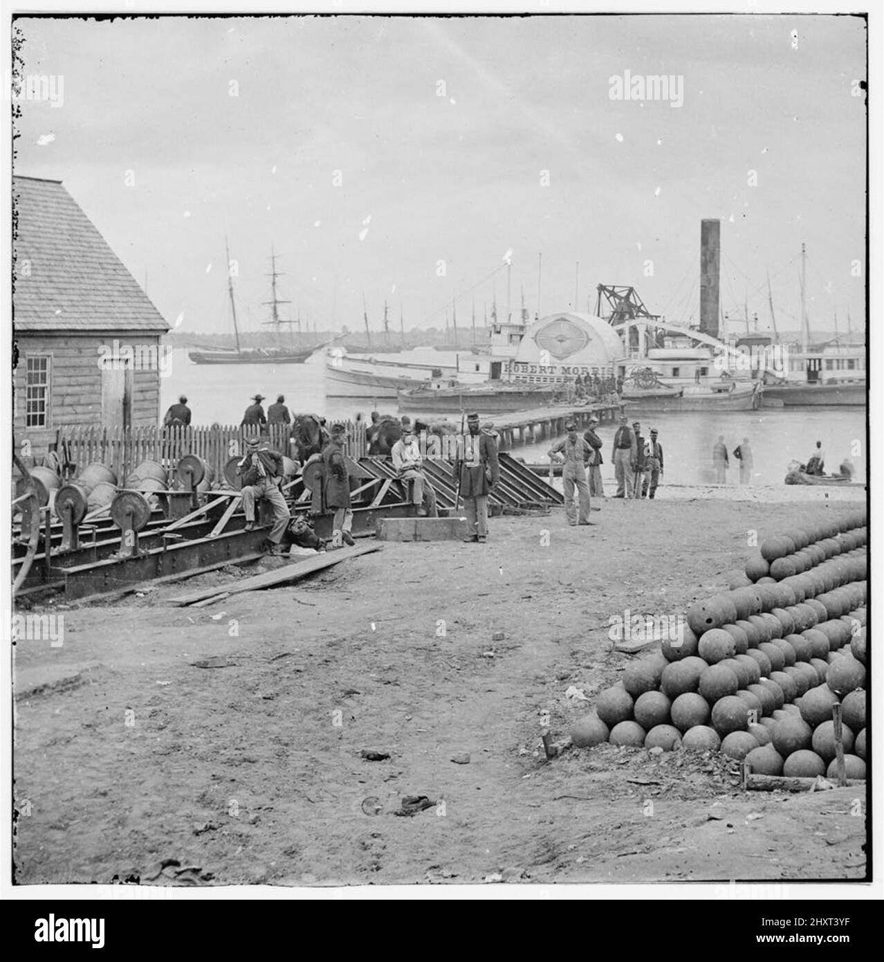 Vintage photo from the American Civil War 1860s Stock Photo - Alamy