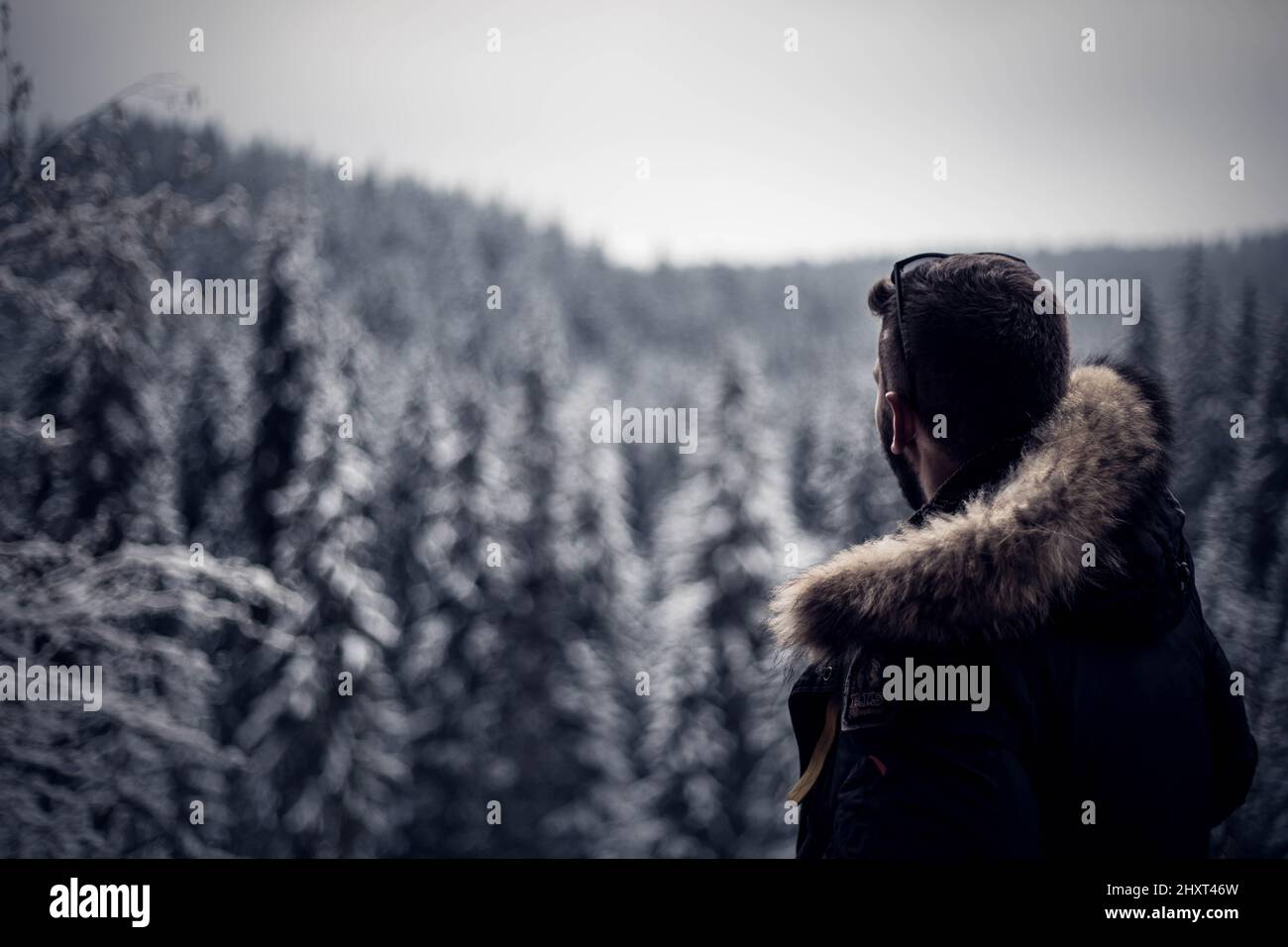 Coat back view hi-res stock photography and images - Alamy