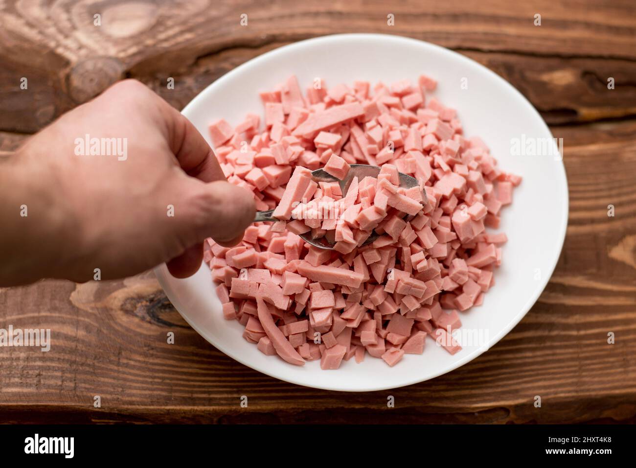 Finely chopped beef and pork hi-res stock photography and images - Alamy