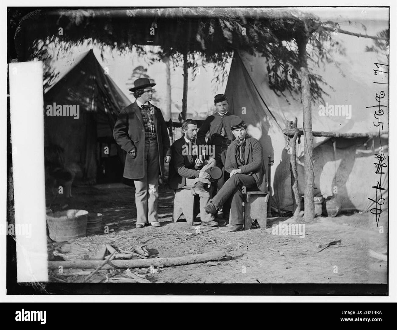 Vintage photo from the American Civil War 1860s Stock Photo - Alamy