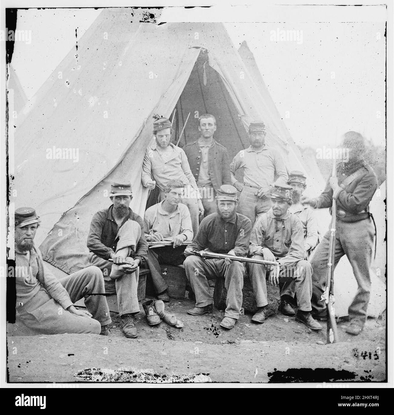 Vintage photo from the American Civil War 1860s Stock Photo - Alamy