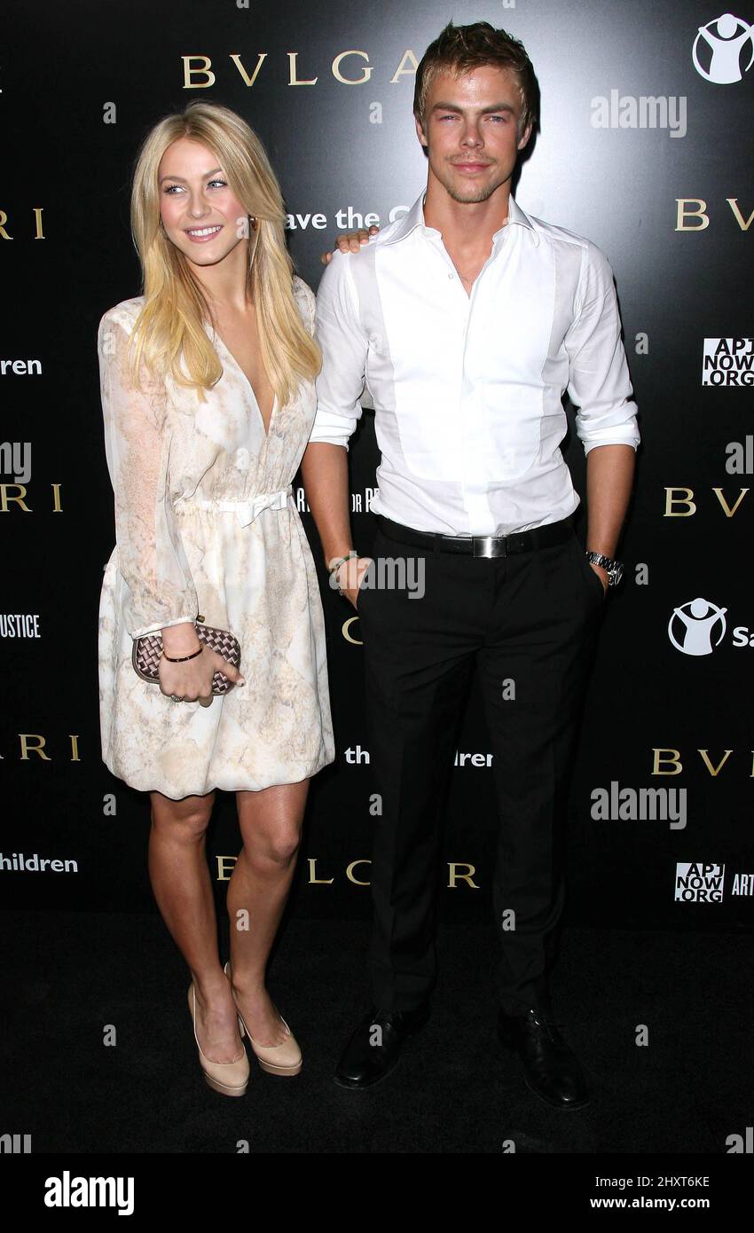Julianne Hough and Derek Hough during the Bvlgari Benefit for Save The ...