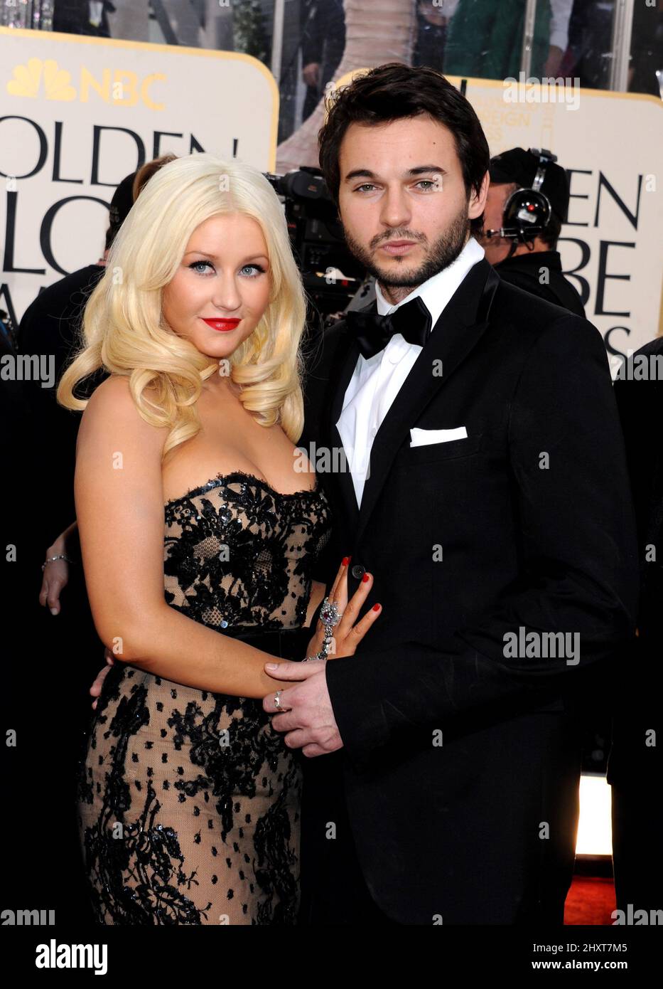 Christina Aguilera and Matthew Rutler arriving for the 68th Annual ...