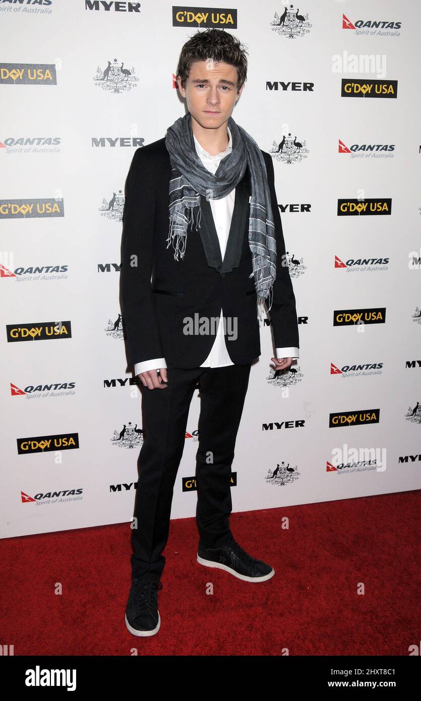 Callan McAuliffe 2011 G'Day USA Los Angeles Black Tie Gala Honoring ...