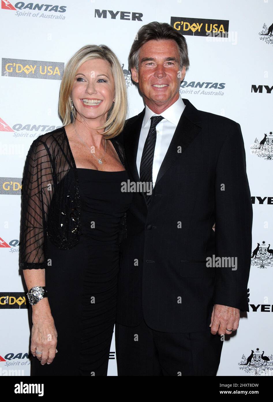 John Easterling and Olivia Newton John 2011 G'Day USA Los Angeles Black ...