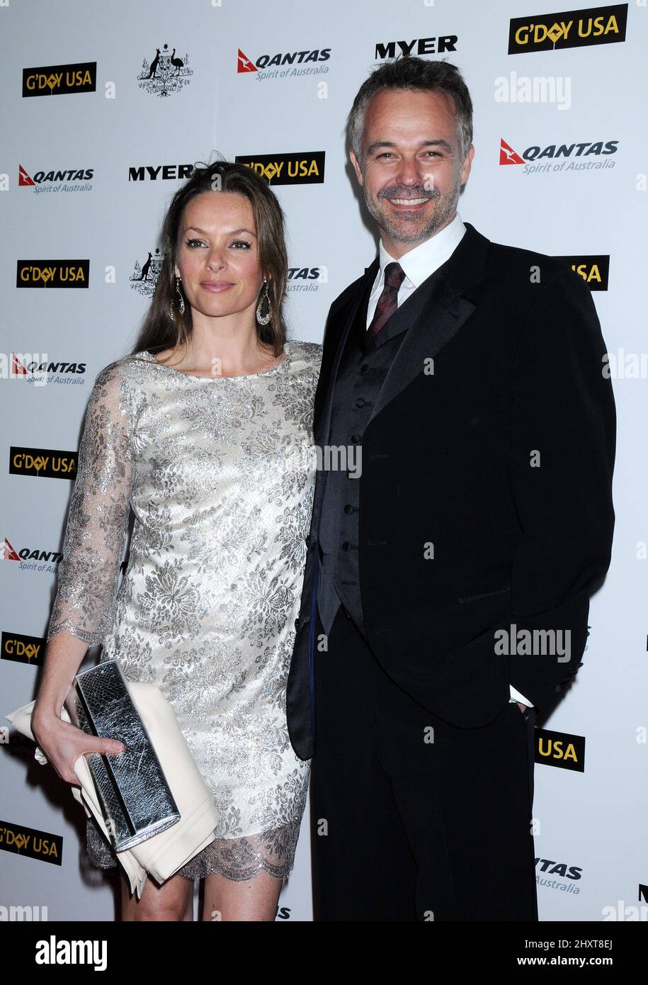 Cameron Daddo and Alison Brahe 2011 G'Day USA Los Angeles Black Tie ...