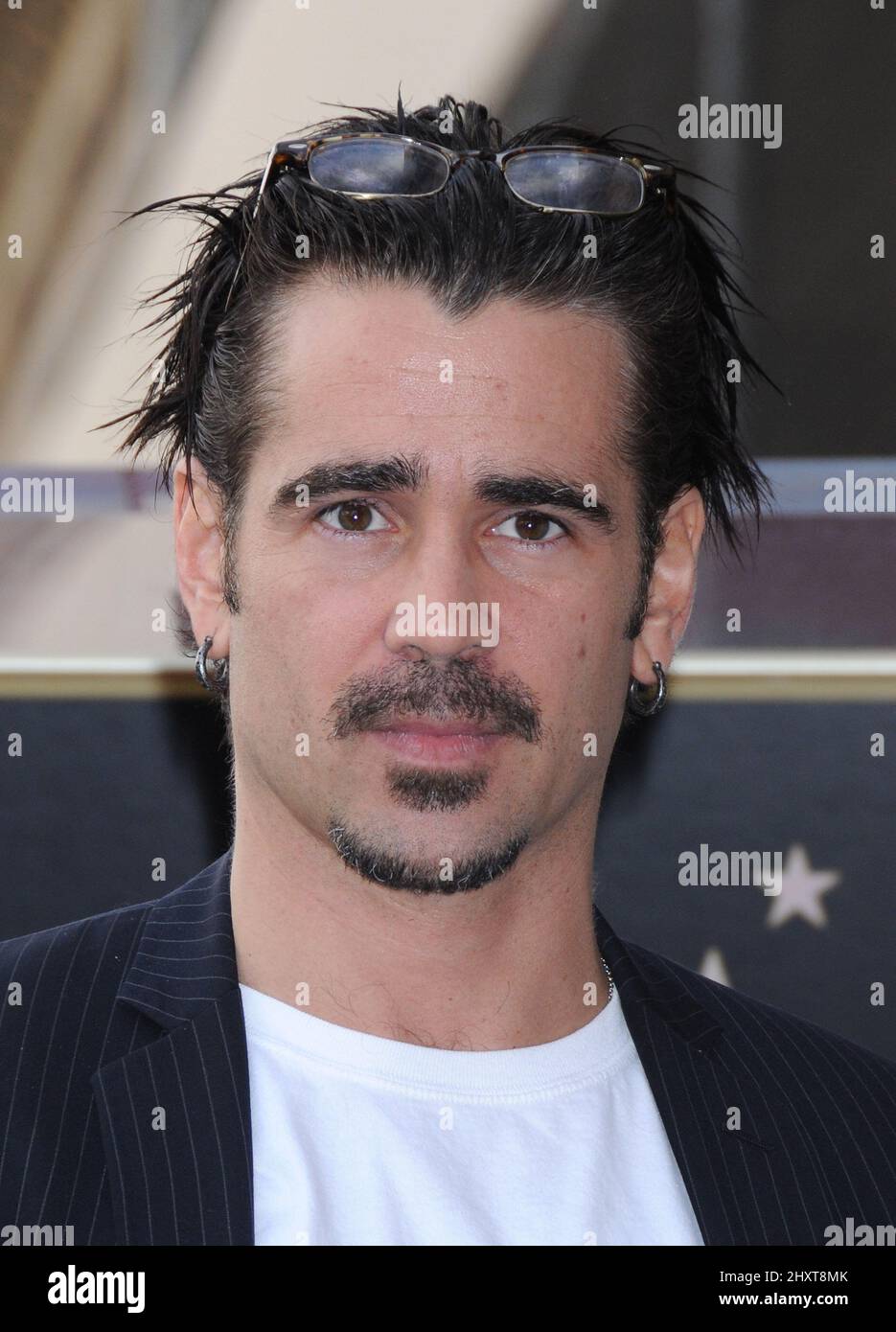 Colin Farrell watches as Donald Sutherland is honored with a Star on ...