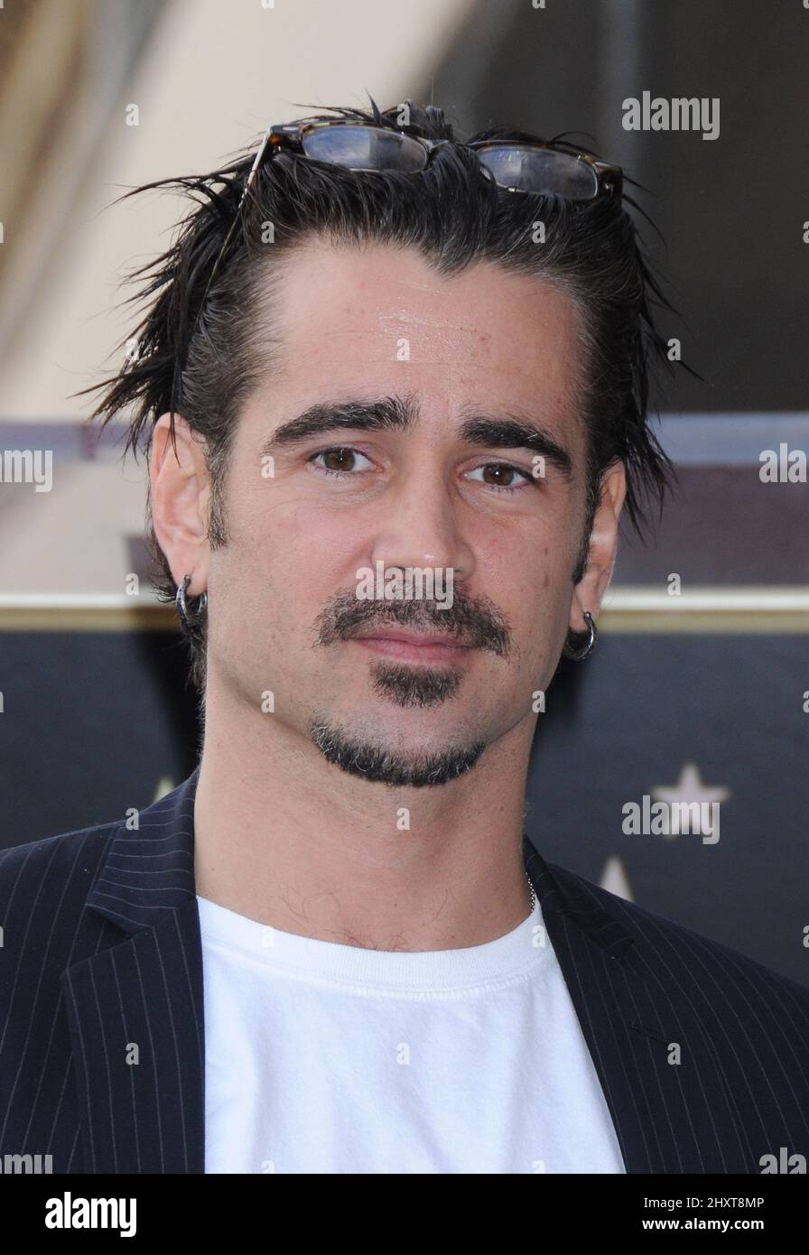 Colin Farrell watches as Donald Sutherland is honored with a Star on ...