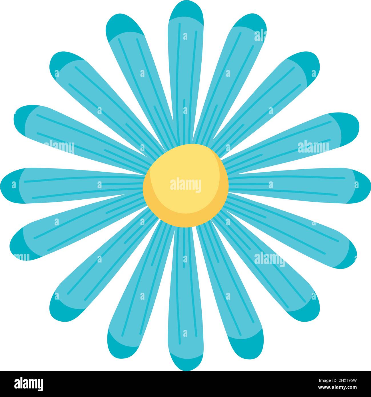 blue flower icon Stock Vector Image & Art - Alamy